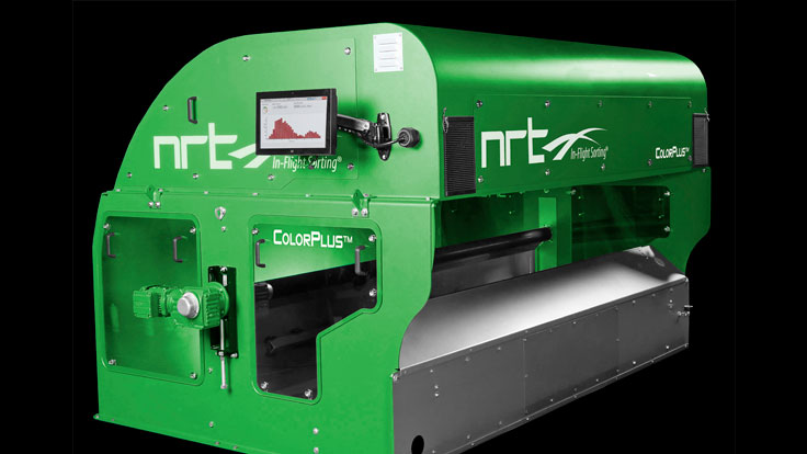 New NRT sorter color analyzes opaque objects - Waste Today