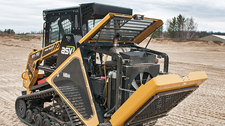 ASV track loader designed with longer track life - Waste Today