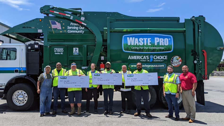 Waste Pro drivers and helpers earn more than $1M in safety awards ...