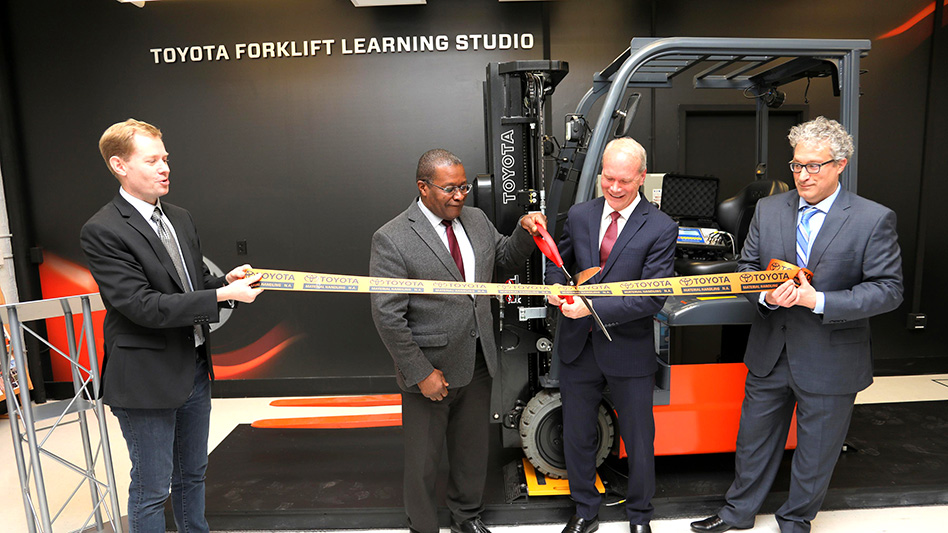 Toyota Material Handling, Cornell unveil forklift studio - Waste Today