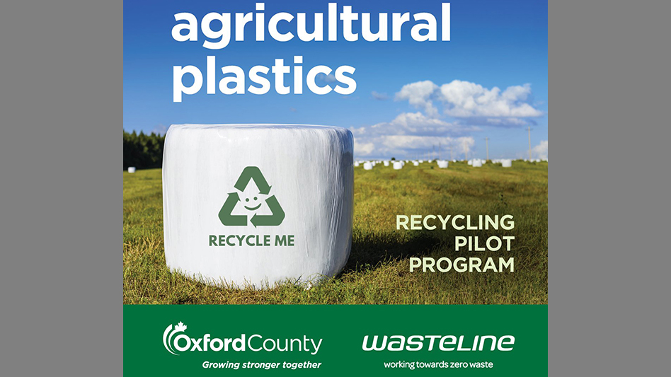 Canadian county diverts agricultural plastics - Waste Today